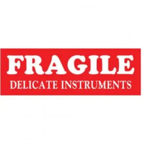 "FRAGILE DELICATE INSTRUMENTS" Label - AMS Printing