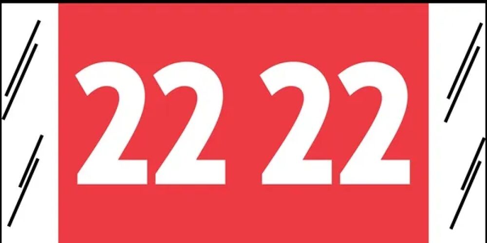 Tabbies, 11700 Genuine Col'R'tab® Year tab labels - AMS Printing