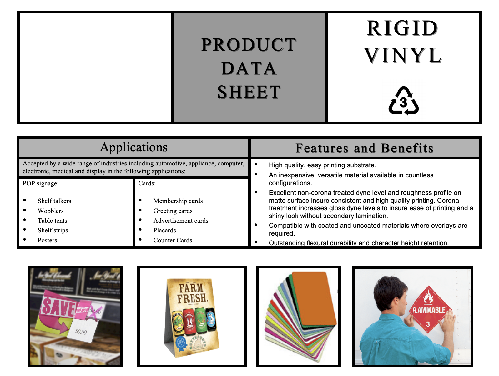 Custom Printed Colored Plastic Tag - AMS Printing